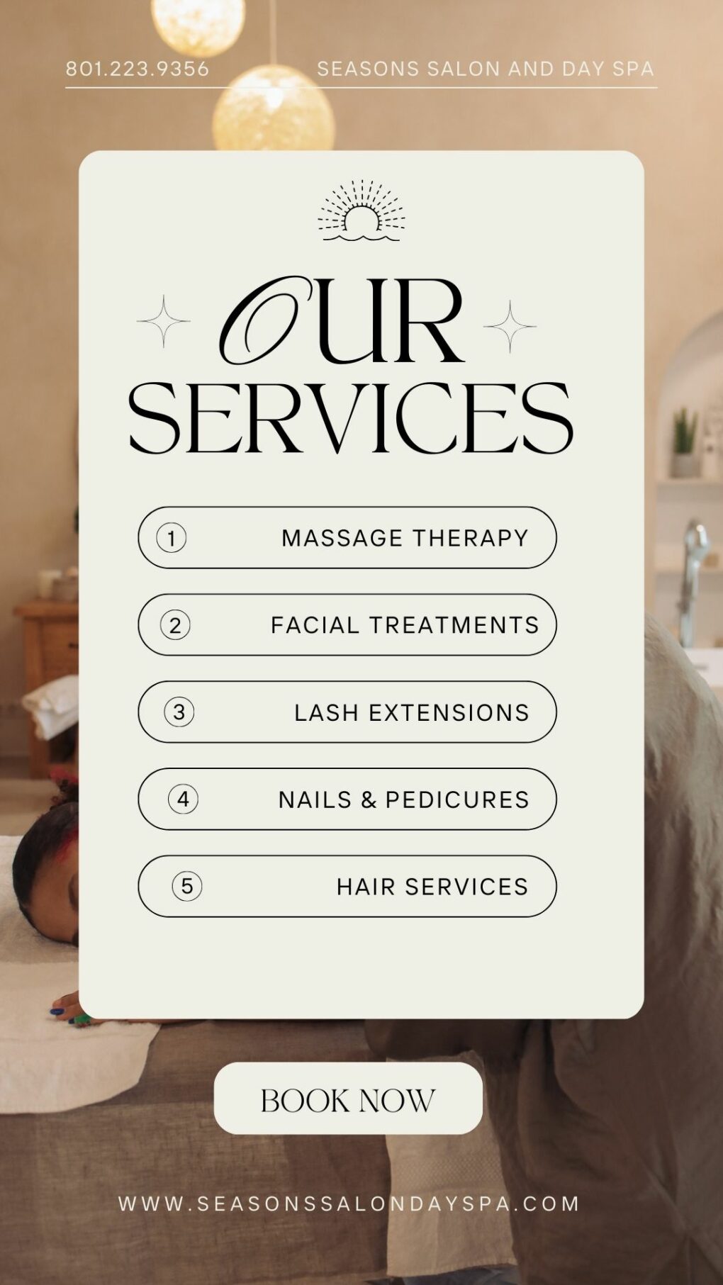 Schedule An Appointment Today! | Seasons Salon And Day Spa
